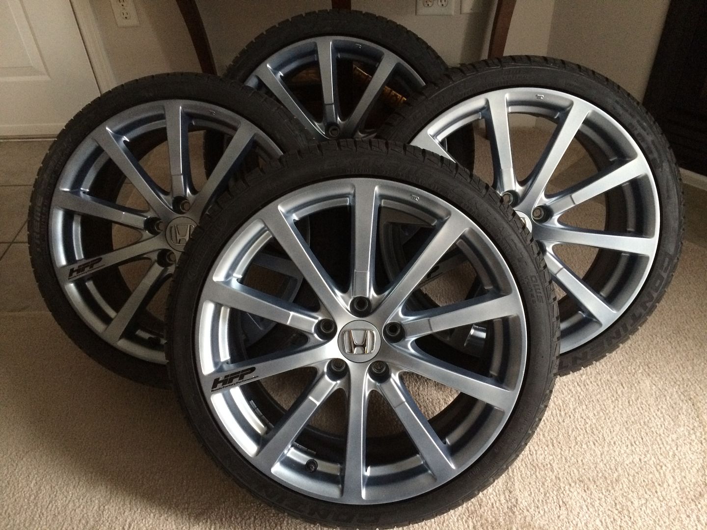 Plasti-dipped 19" HFP Wheels (Pics!) - Drive Accord Honda Forums