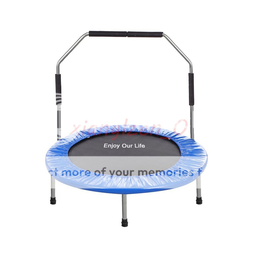 SPORTS MINI TRAMPOLINE JUMPER CARDIO FITNESS EXERCISE WITH HANDLE GYM